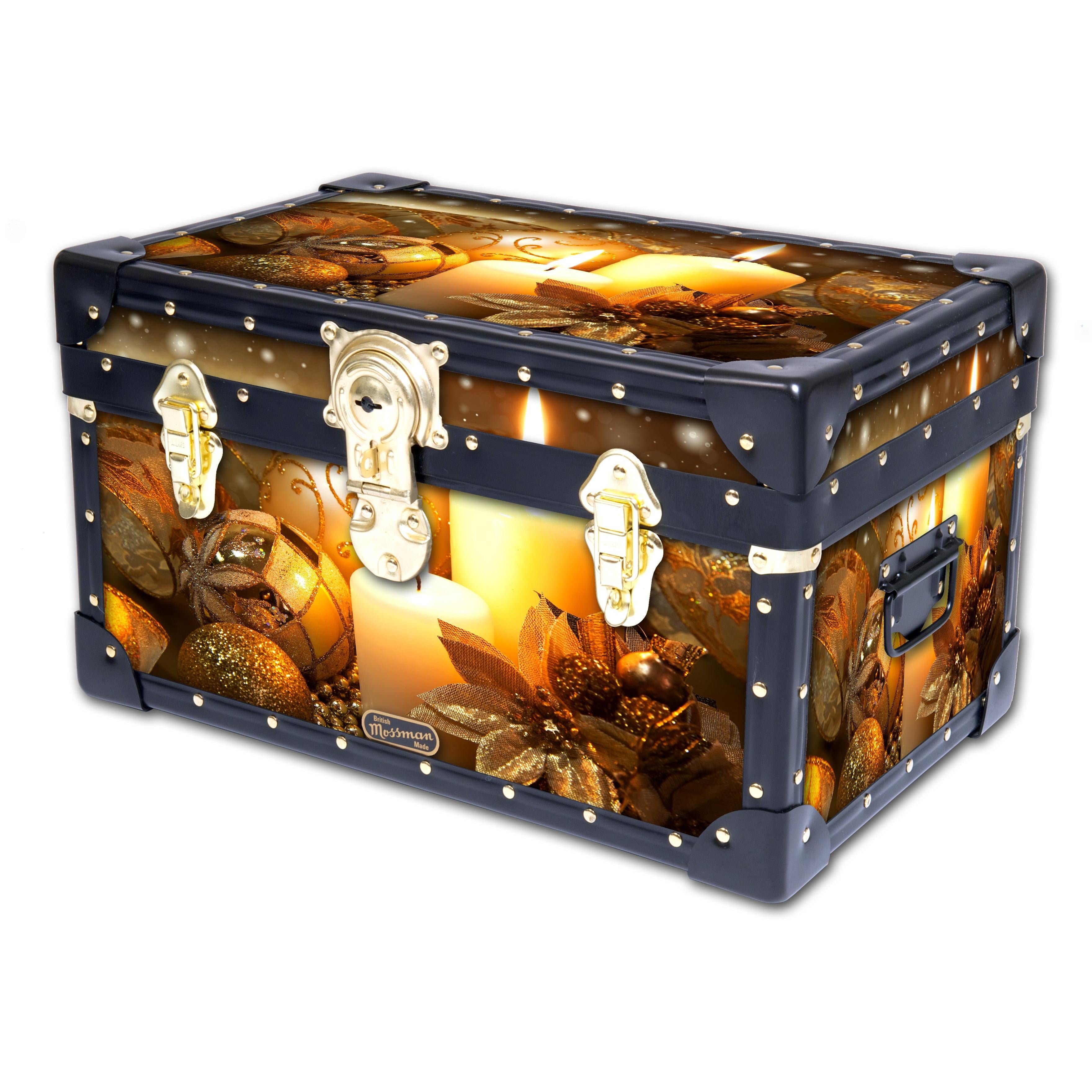 Traditional Tuck Box with Cabin Lock - Christmas Candles – Mossman Trunks