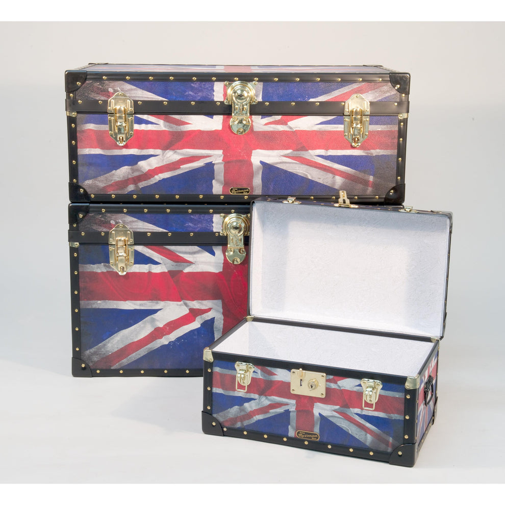 Traditional 36" Steamer Trunk - Union Jack – Mossman Trunks